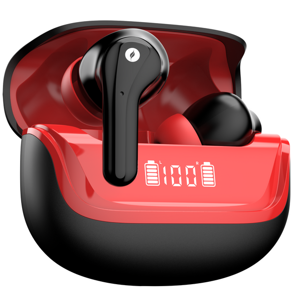 Leaf Buds X214 Wireless Earbuds (Black Blood)